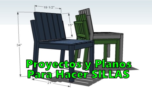 PROYECTOS Y PLANOS PARA HACER SILLAS DE MADERA [PDF] —> Gratis – TODO ...